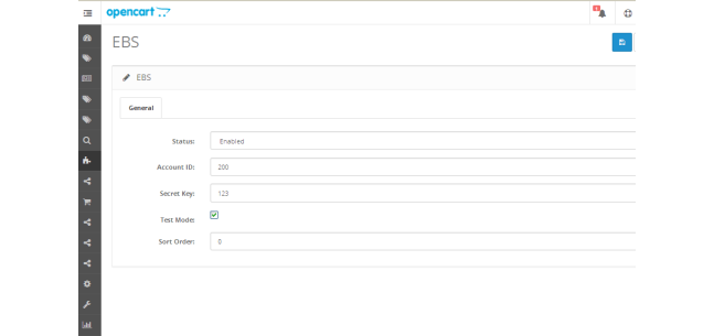 Opencart - EBS Payment Gateway (2.x.x & 3.x.x)