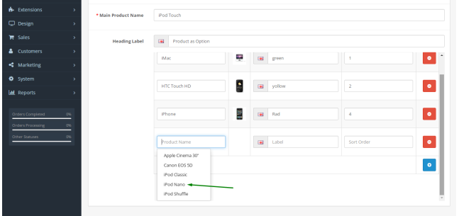 Opencart - Product Switcher Pro