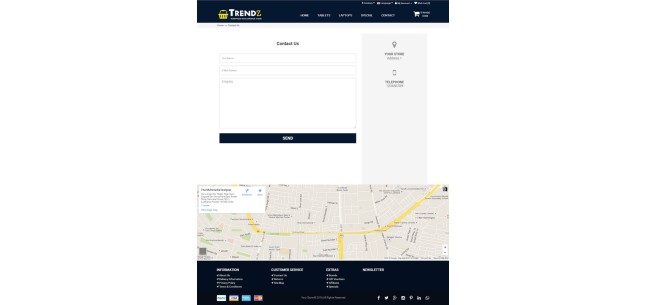 Opencart - Trendz Fashion MultiStore & Responsive Theme